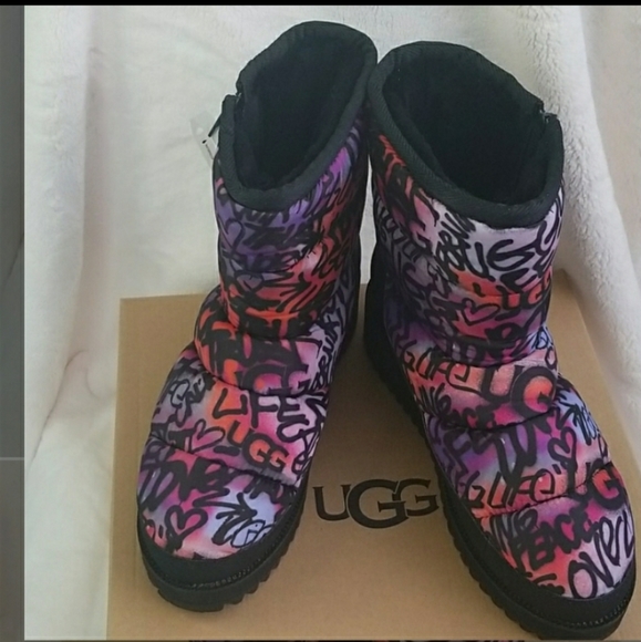 UGG | Shoes | Ugg Graffiti Waterproof Boots | Poshmark